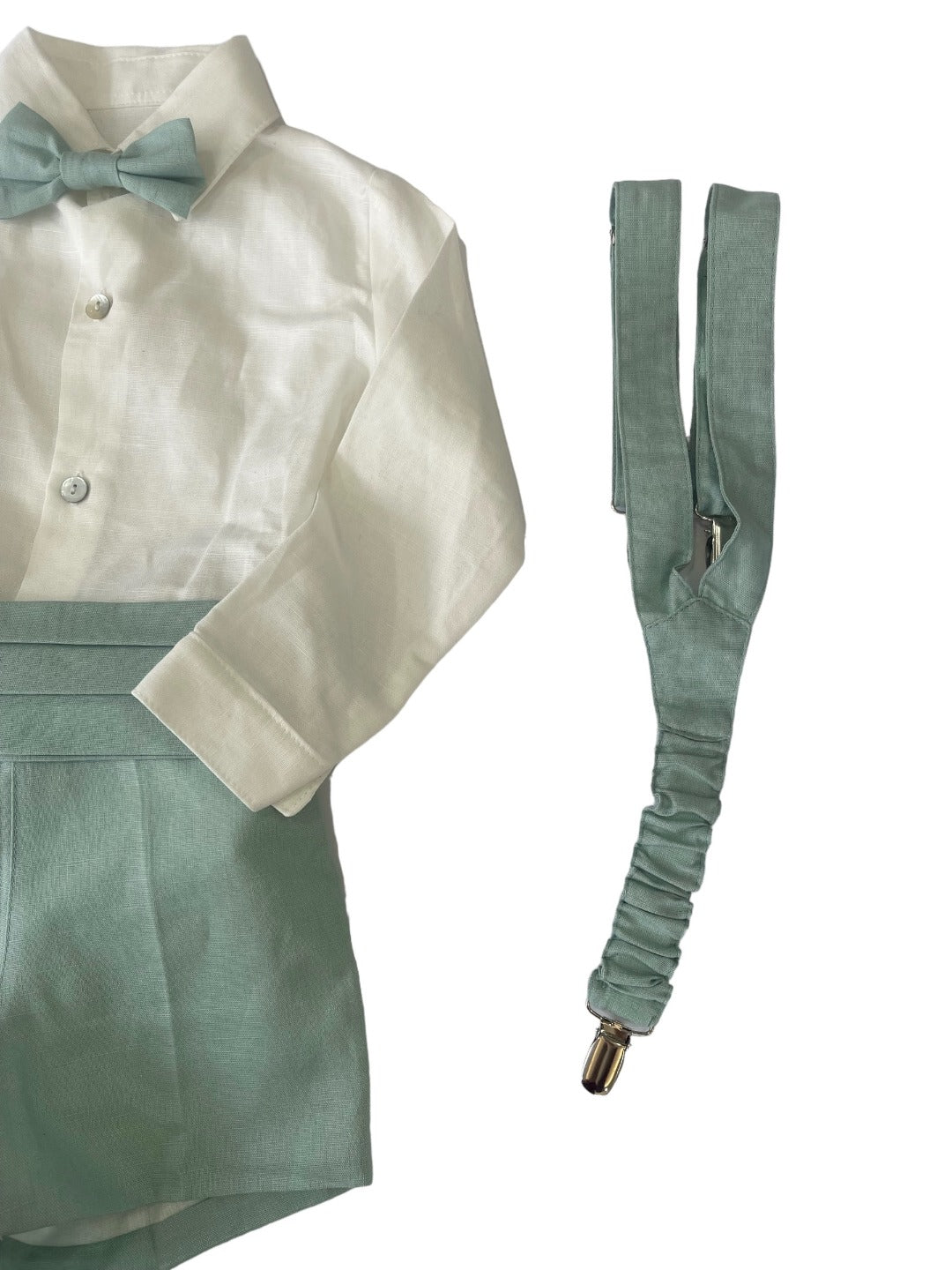 Cua Cuak Completo Sartoriale con fascia, camicia e papillon – Byberon